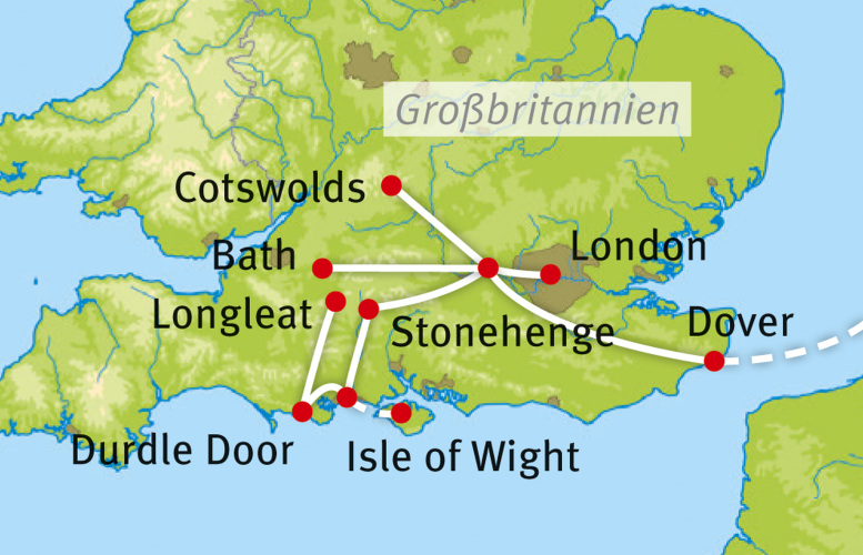 Filmreife Reise nach Südengland: Auf den Spuren von Rosamunde Pilcher ...